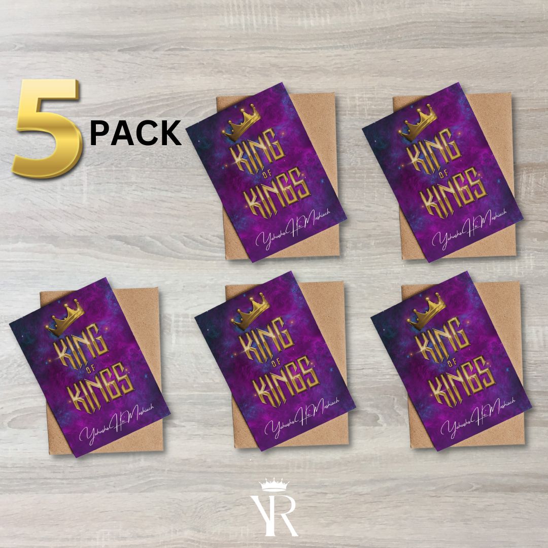KING OF KINGS Greeting Card (5 pack) – Yasharel Rejoice
