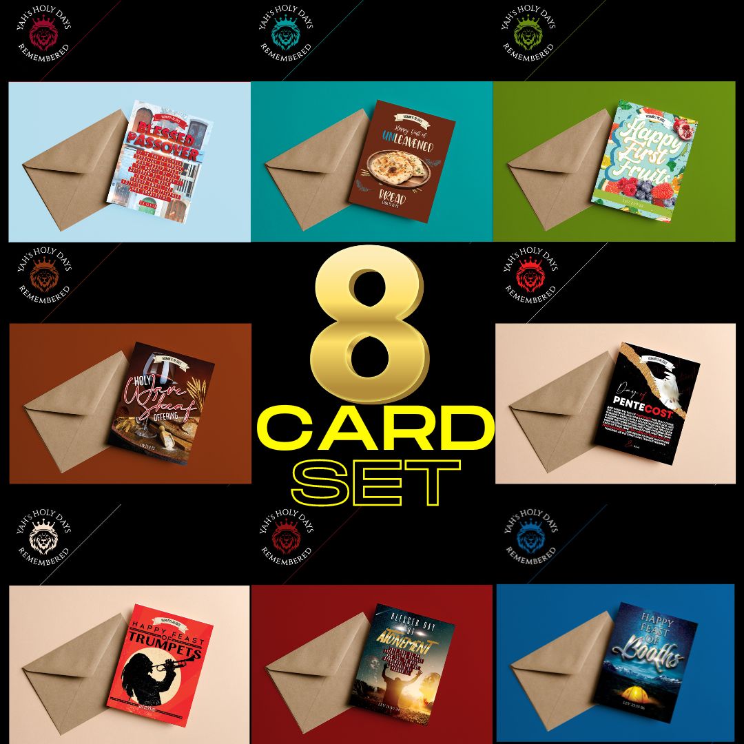 Full HOLY-DAY Card Set (8 Cards) – Yasharel Rejoice
